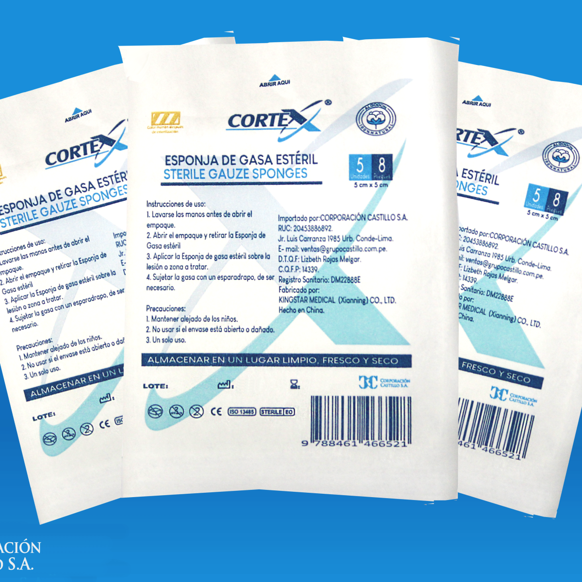 Rollo de Gasa 100 yds x 1 yds. - Corporación castillo SAC