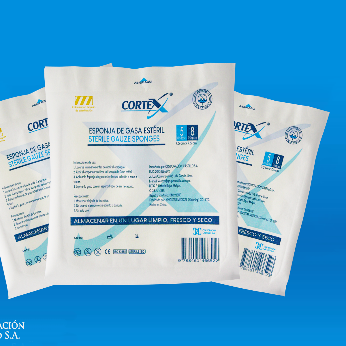 Rollo de Gasa 100 yds x 1 yds. - Corporación castillo SAC