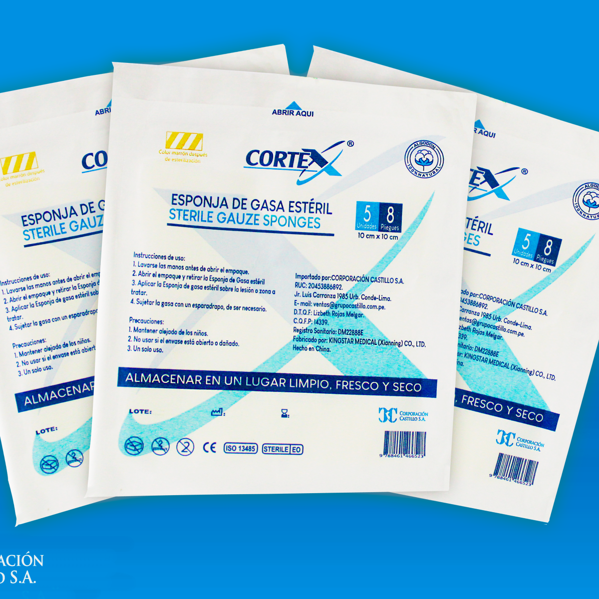 Rollo de Gasa 100 yds x 1 yds. - Corporación castillo SAC