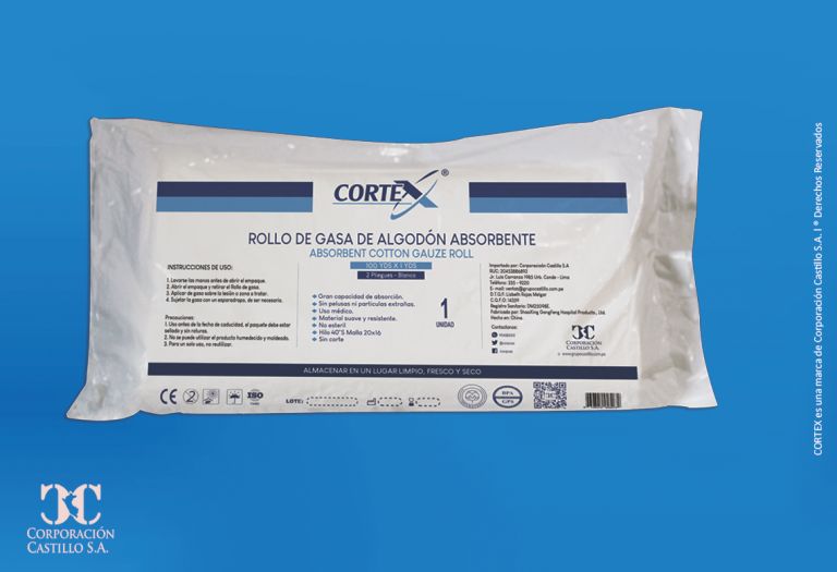 Rollo de Gasa 100 yds x 1 yds. - Corporación castillo SAC